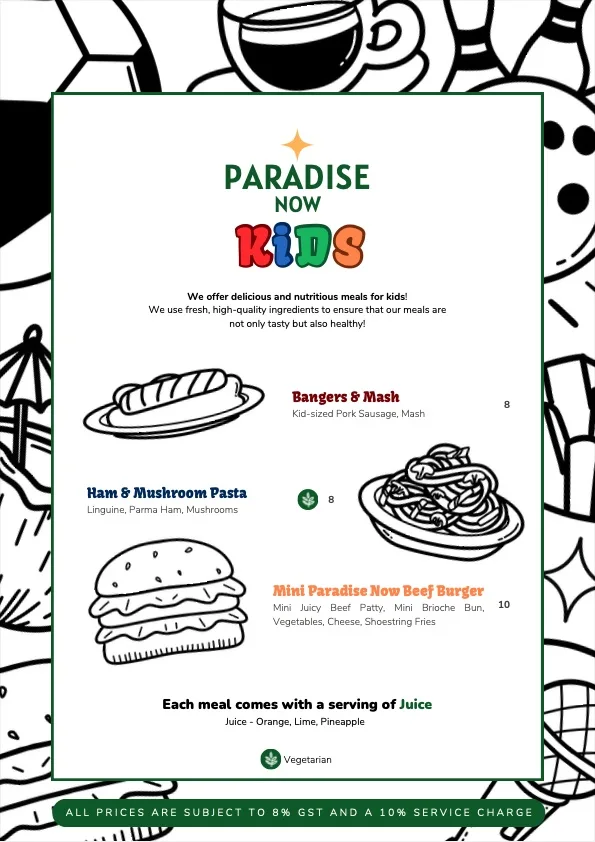 Paradise Now – Sing | Play | Eat | Drink