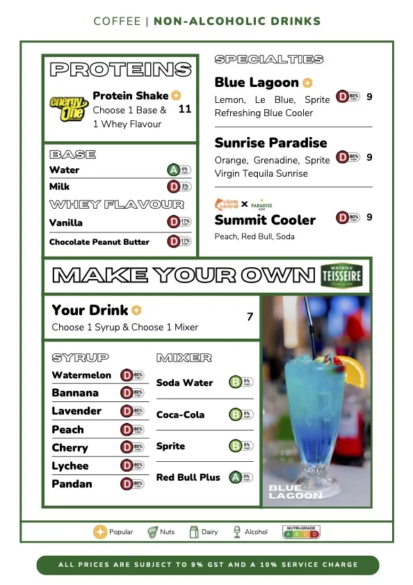 Food & Beverages - Paradise Now